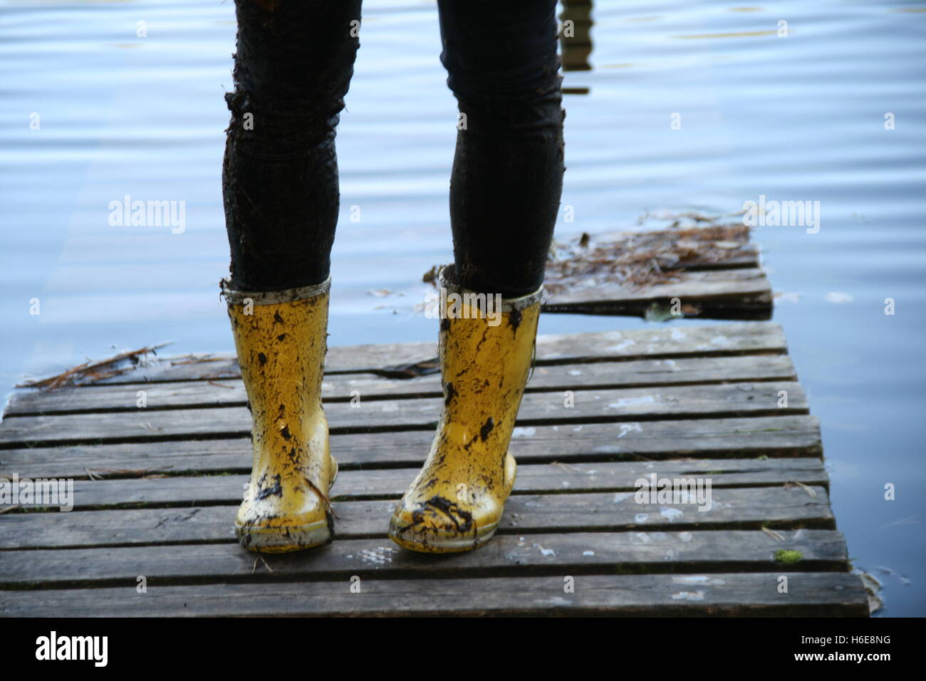 Dirty wellies Banque de photographies et d’images à haute résolution ...