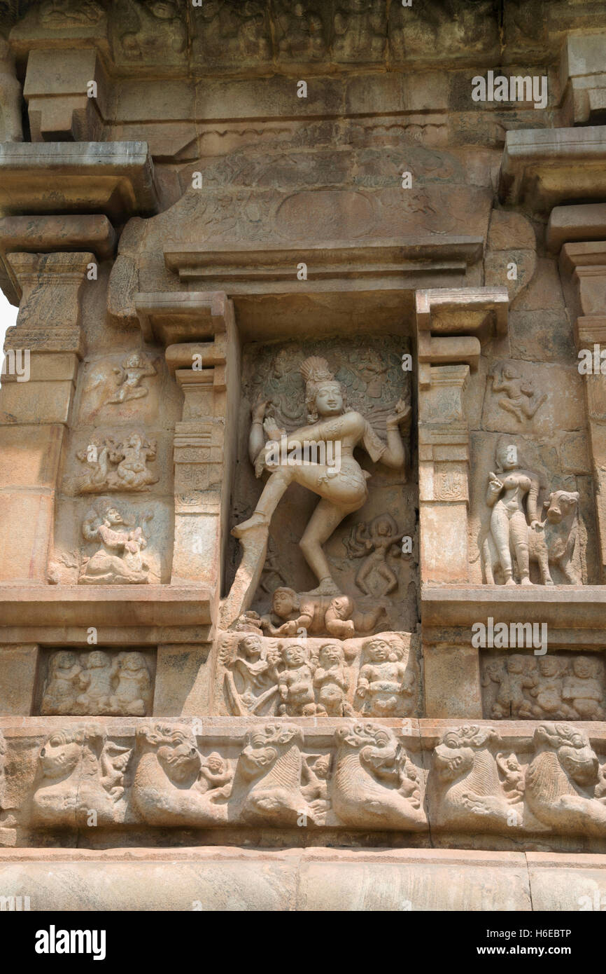 Temple de nataraja avec détail du dieu hindou shiva Banque de ...