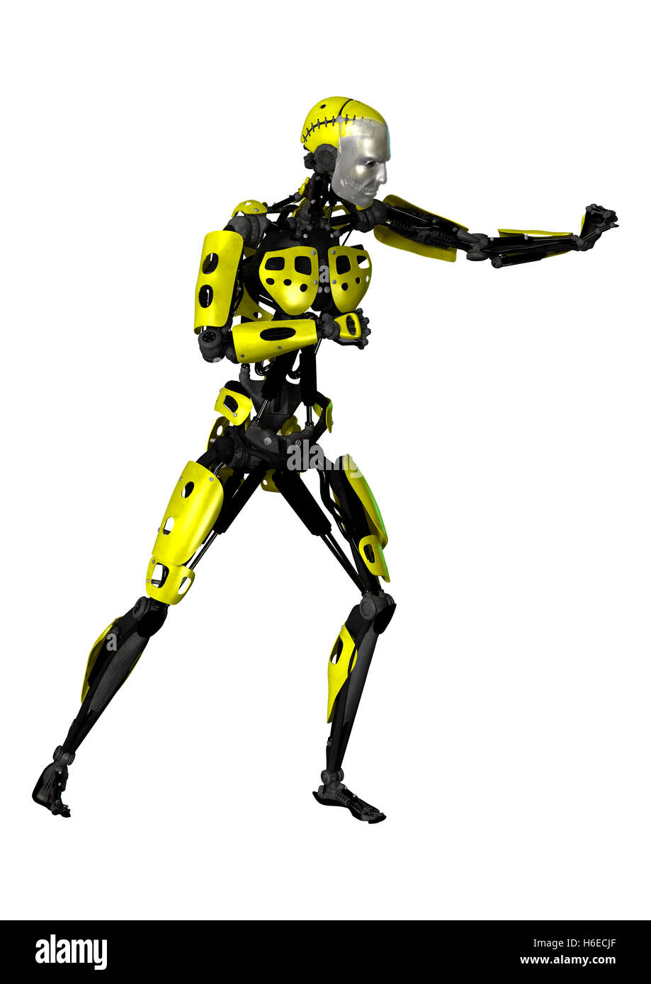 Robot futuriste de combat Banque de photographies et d’images à haute ...