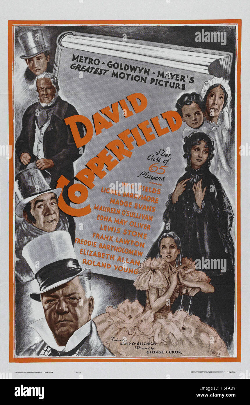 David copperfield movie poster Banque de photographies et d’images à ...