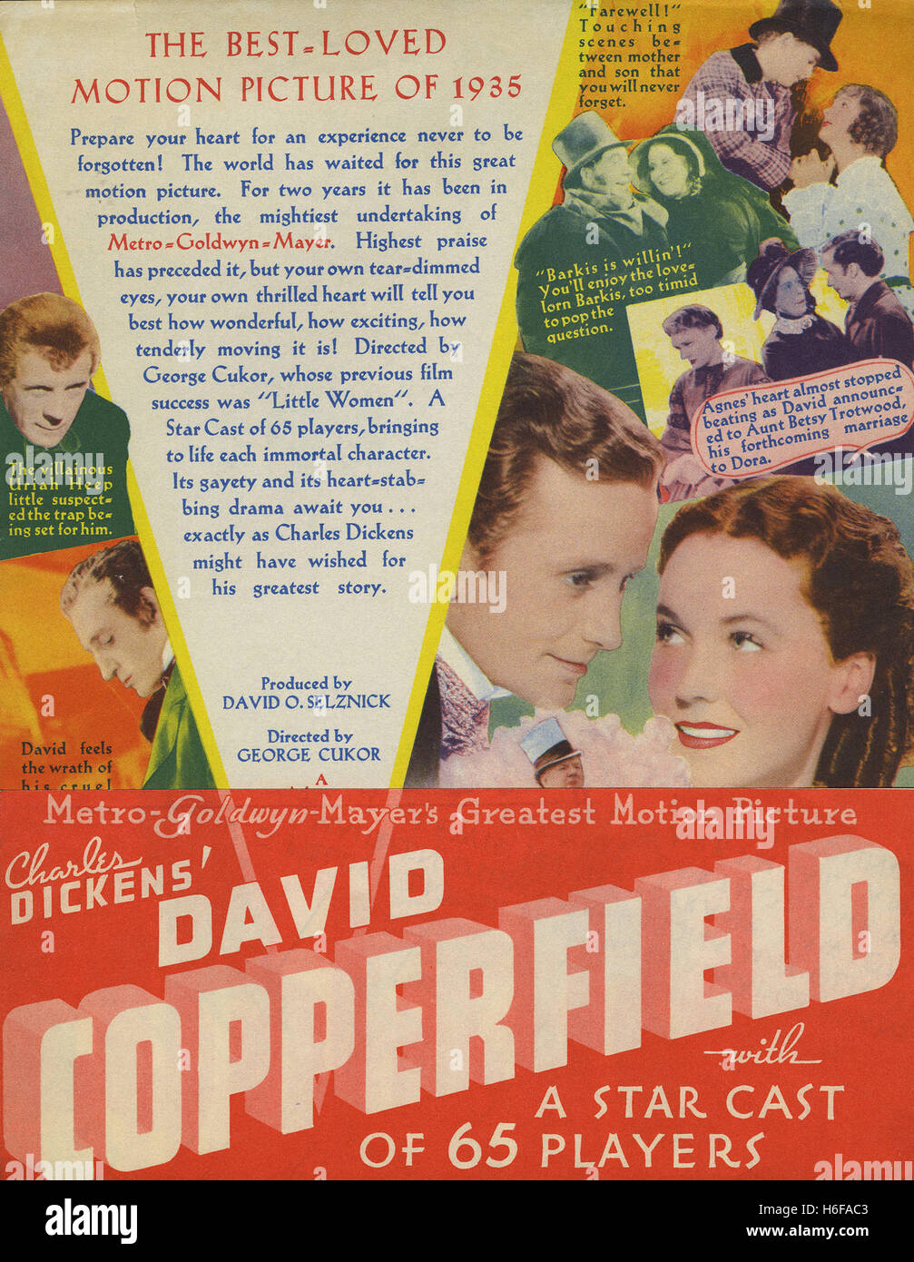 David copperfield movie poster Banque de photographies et d’images à ...