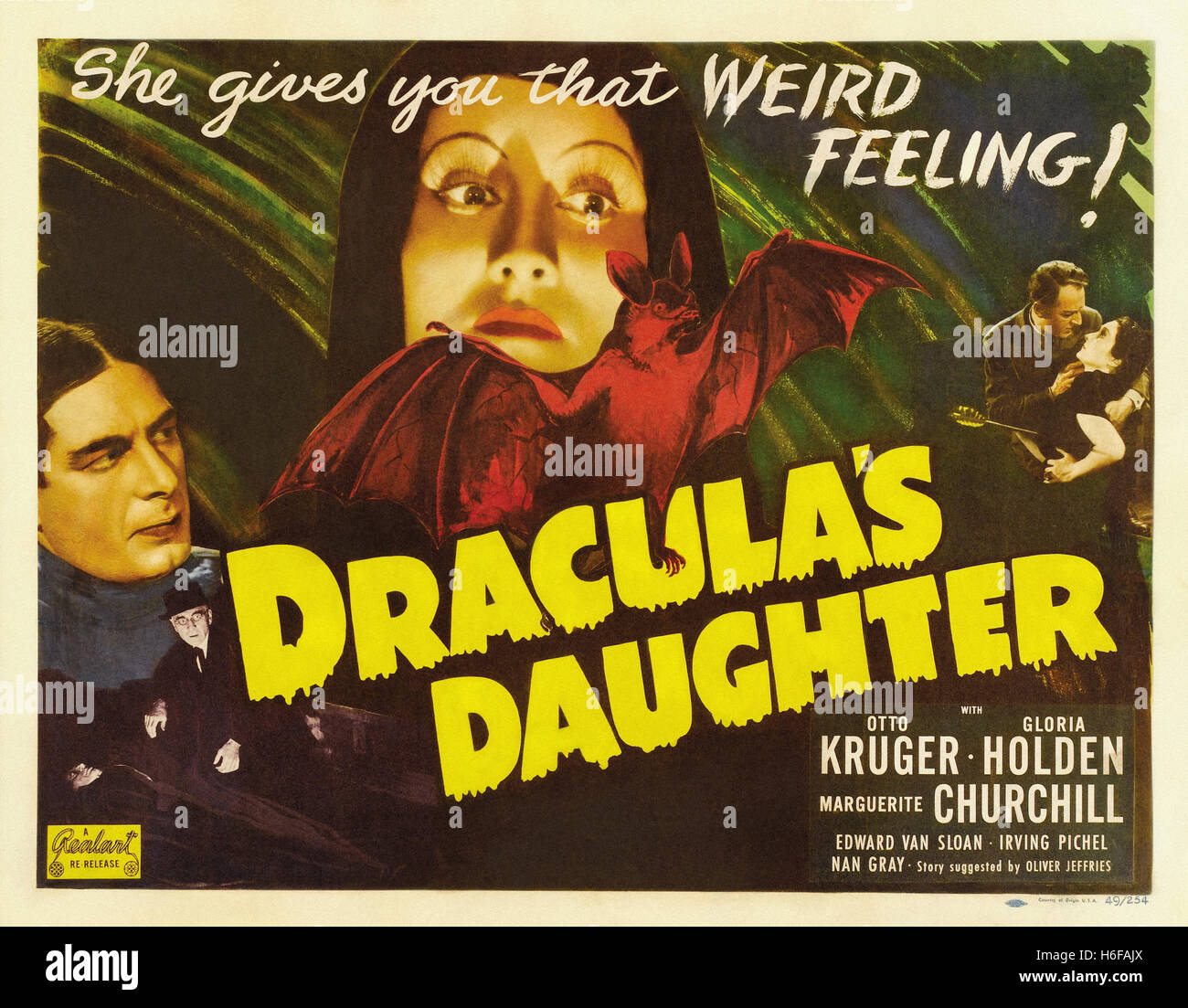 Draculas Daughter Poster Banque De Photographies Et Dimages à Haute