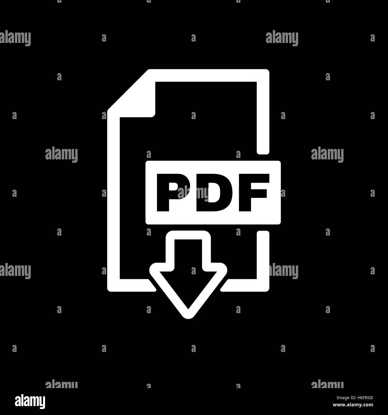 Symbole pdf Banque d'images noir et blanc - Page 2 - Alamy