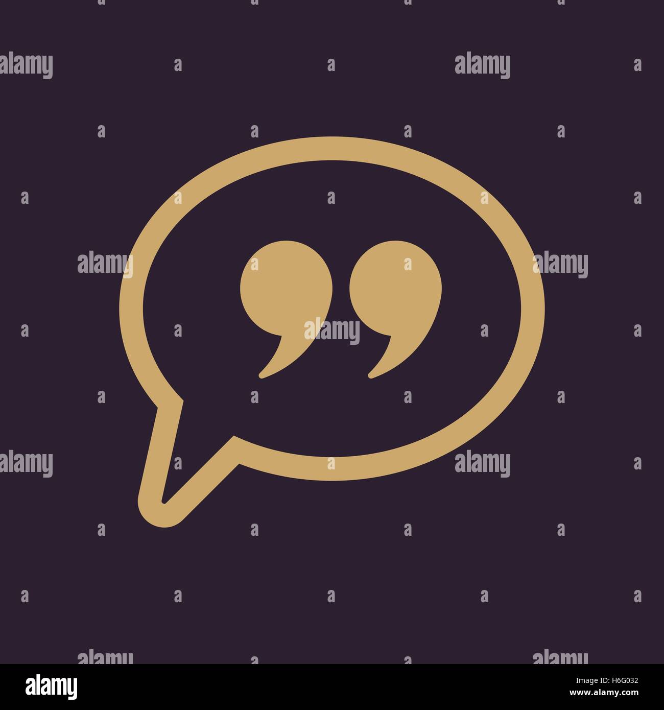 Pour bien marquer le symbole Bulle Image Vectorielle Stock - Alamy