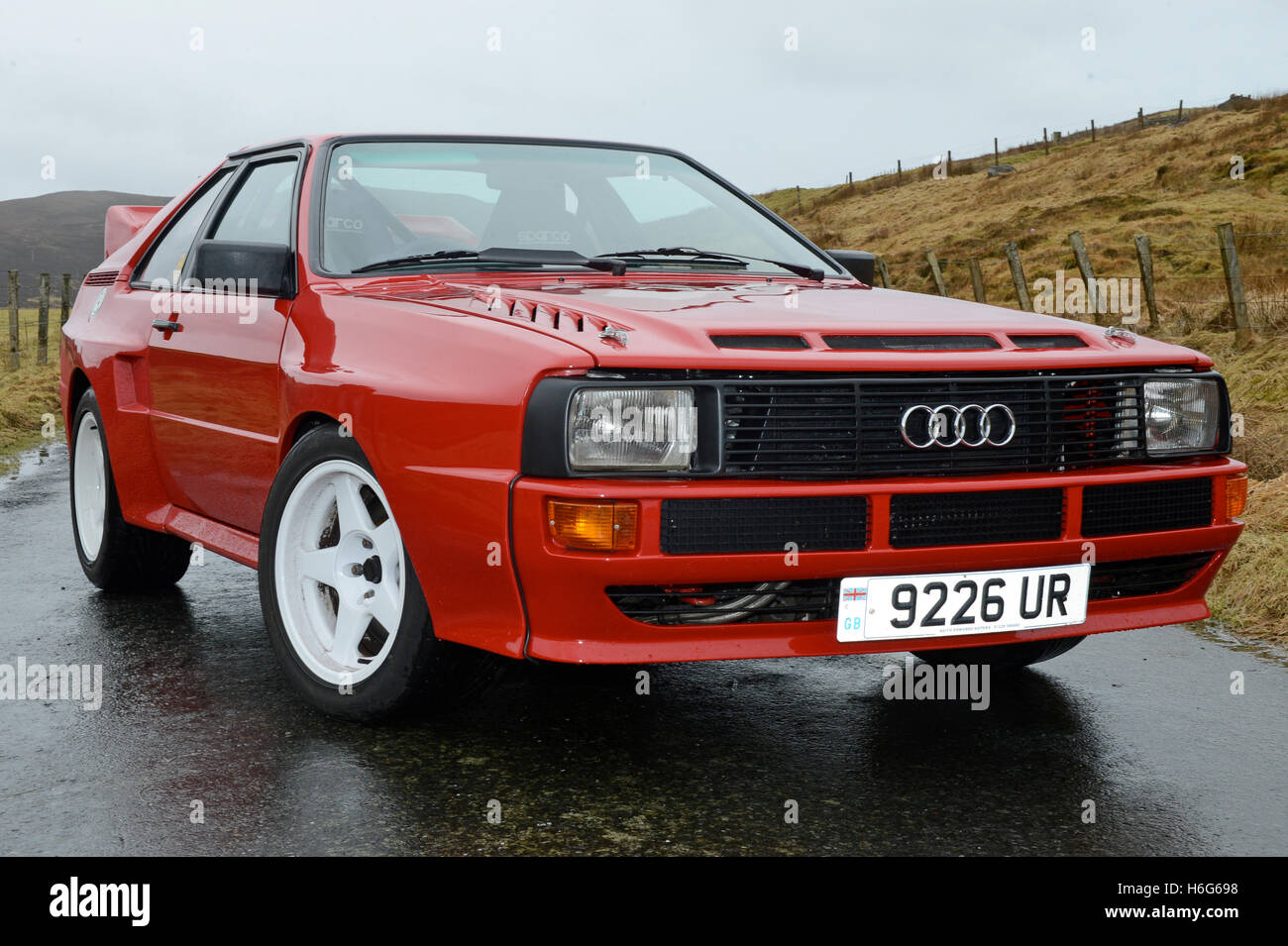 Classic Audi Quattro rally voiture 2 portes Photo Stock - Alamy