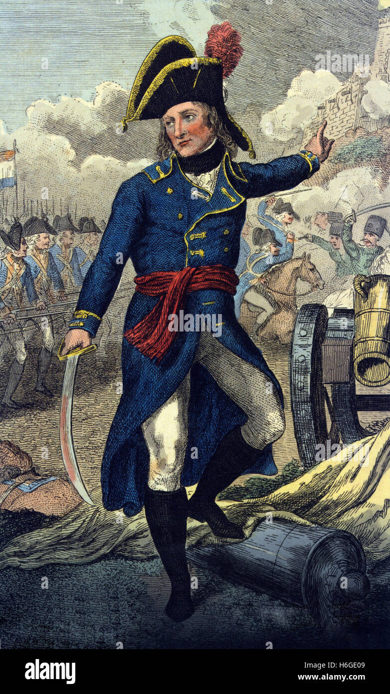 Napoleon bonaparte at the siege of toulon Banque de photographies et d ...