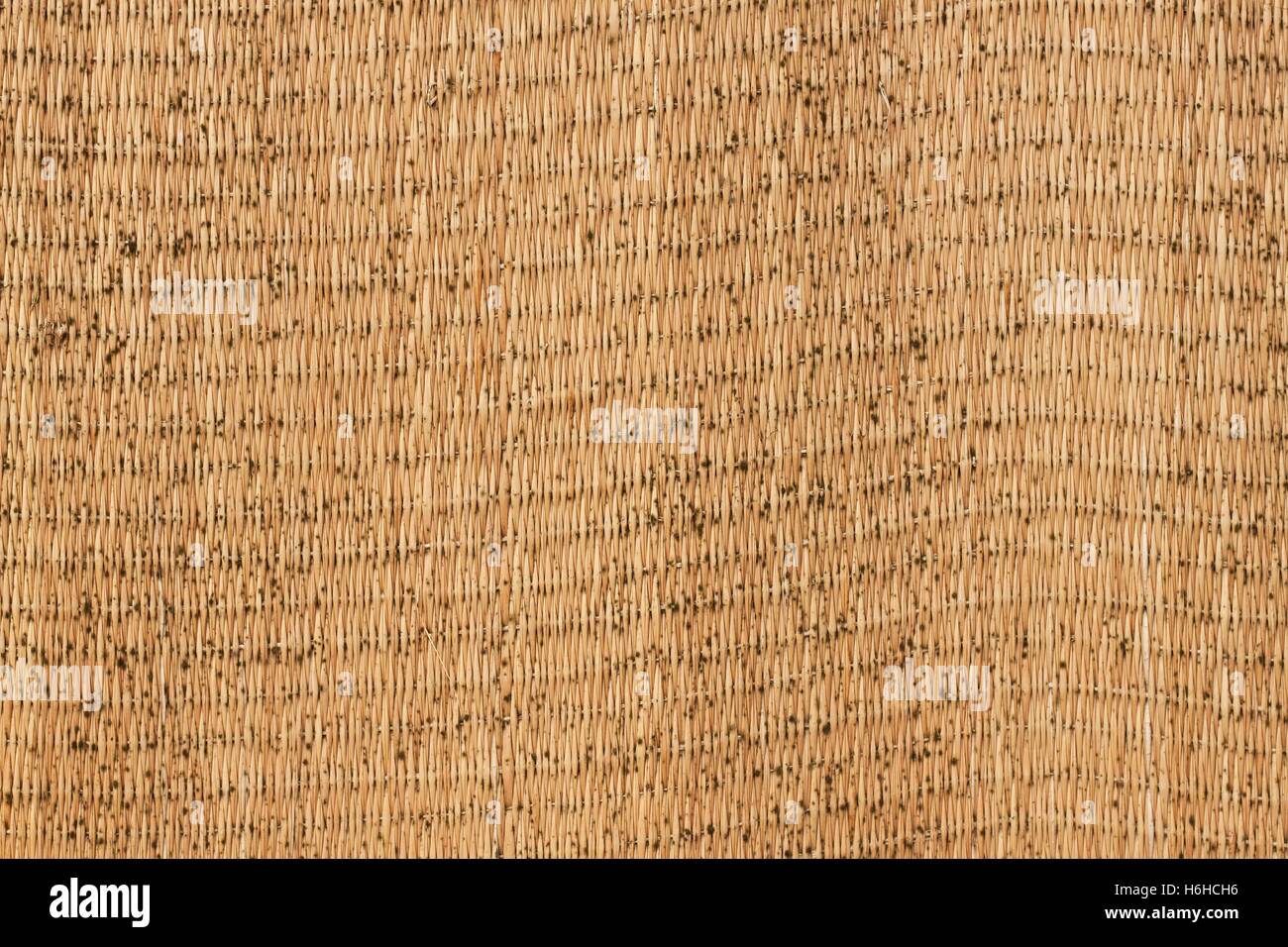En bois fermée weave texture background. Matelas de paille moisis ...