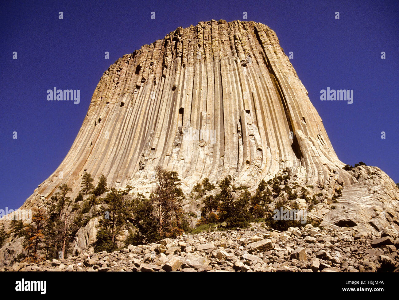 Climbing devils tower Banque de photographies et d’images à haute ...