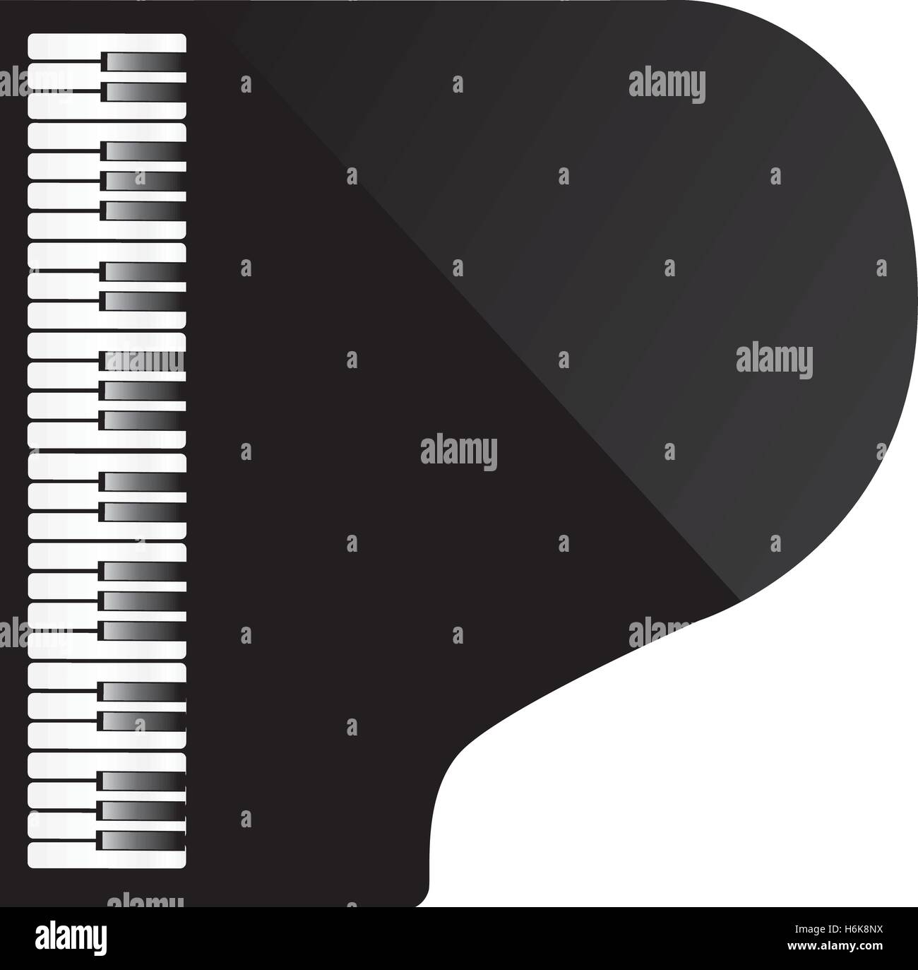 Piano keyboard vector vectors Banque de photographies et d’images à ...