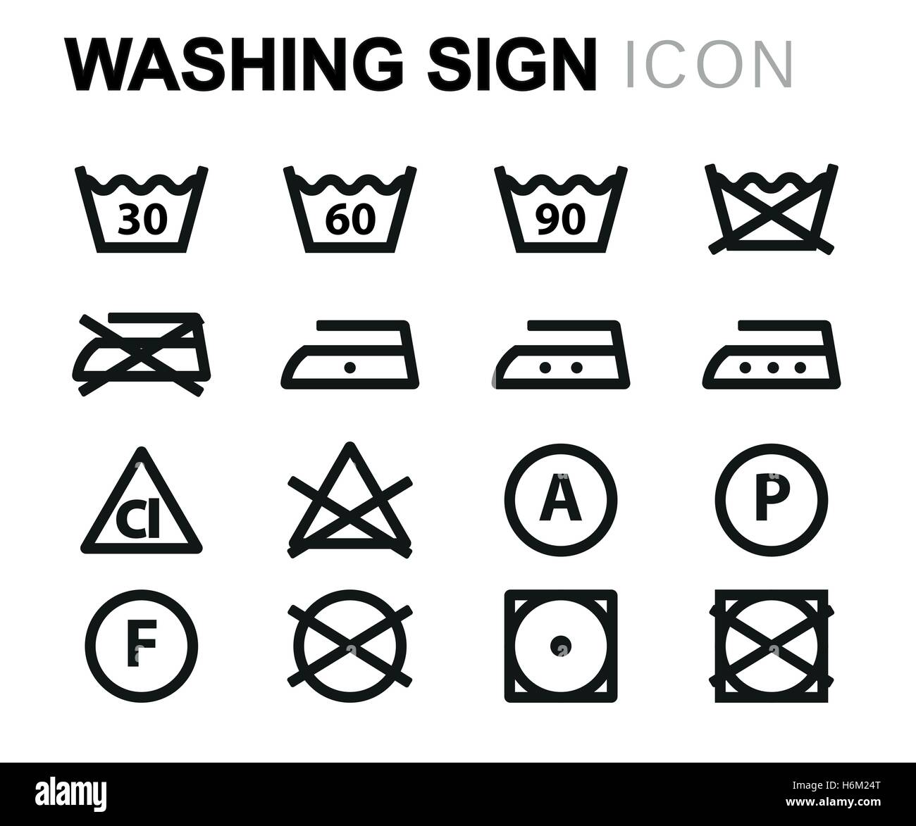 Symboles de lavage Banque de photographies et d’images à haute ...