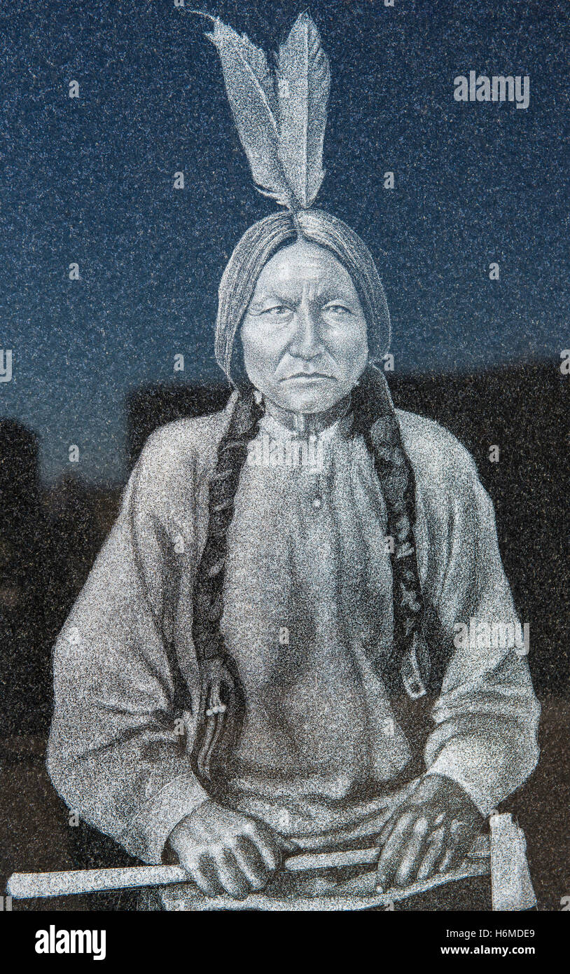 Sitting bull monument Banque de photographies et d’images à haute ...