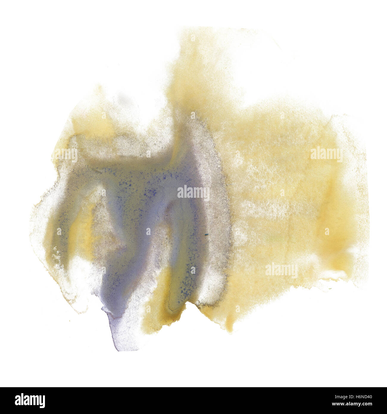 Aquarelle peinture traits jaune violet couleur texture avc avec espace ...