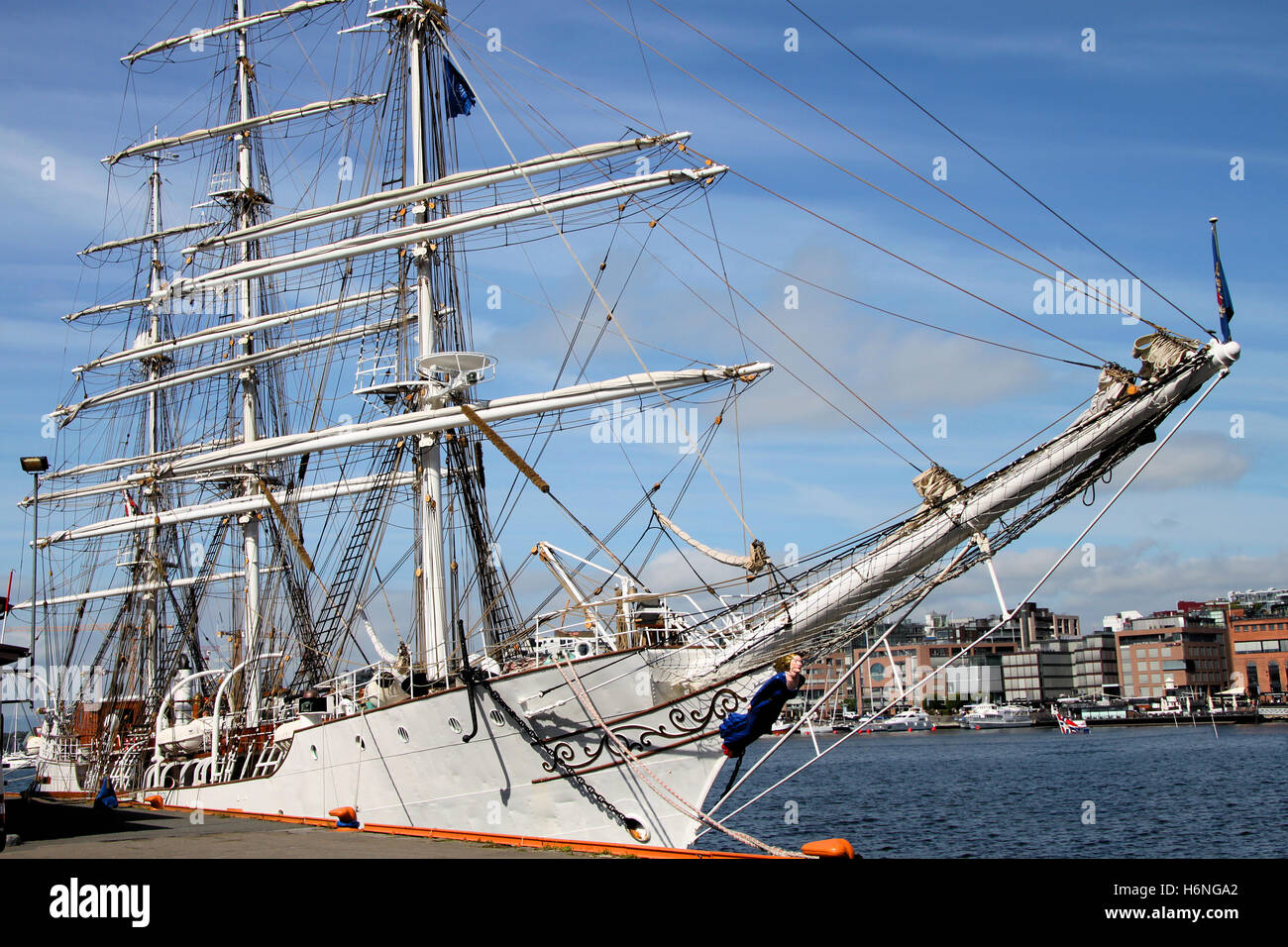 Christian radich sailing ship oslo Banque d'image et photos - Alamy