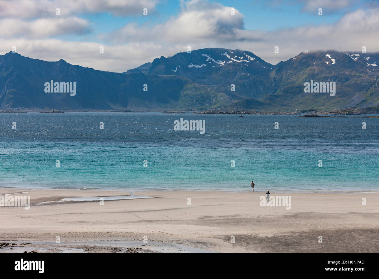 Plage de rorvikstranda Banque de photographies et d’images à haute ...