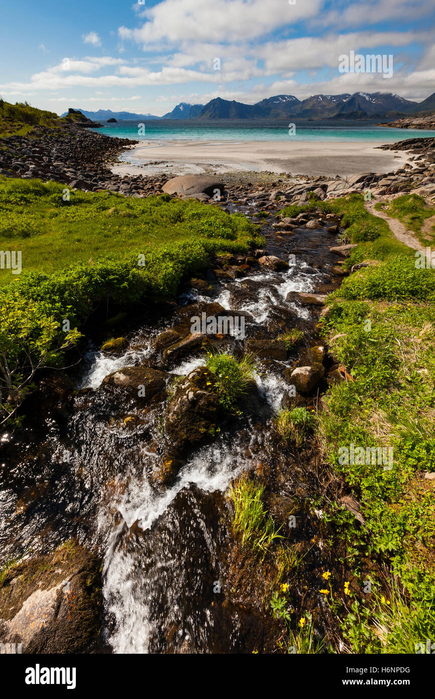 Plage de rorvikstranda Banque de photographies et d’images à haute ...