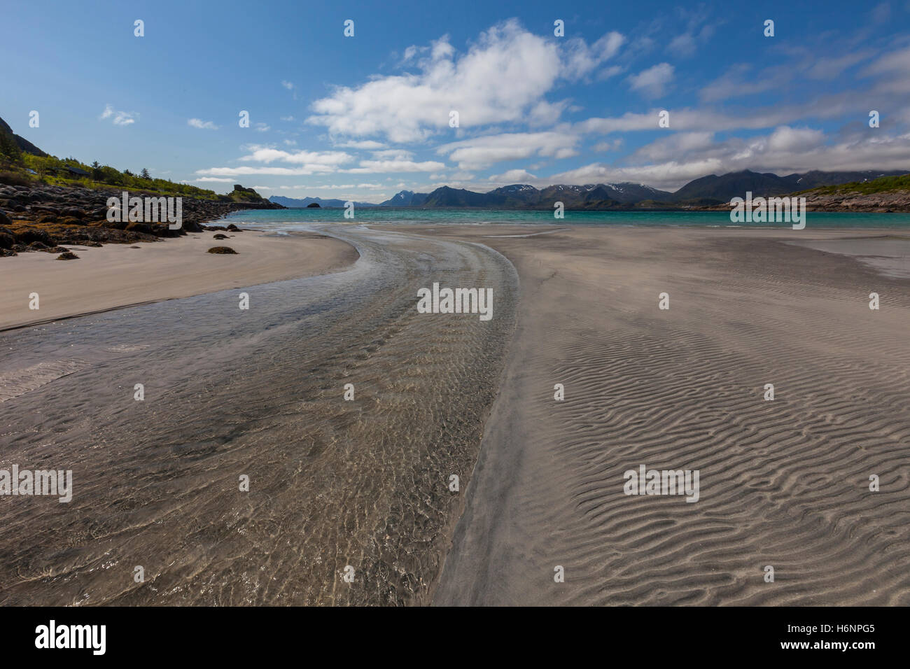 Plage de rorvikstranda Banque de photographies et d’images à haute ...