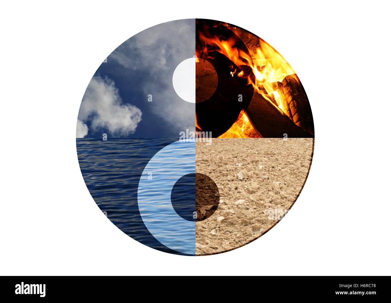 The four elements wind Banque de photographies et d’images à haute ...