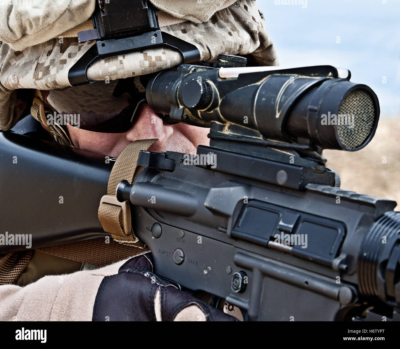 Lutte armée américaine de lutte contre l'uniforme de soldat guerre usa ...