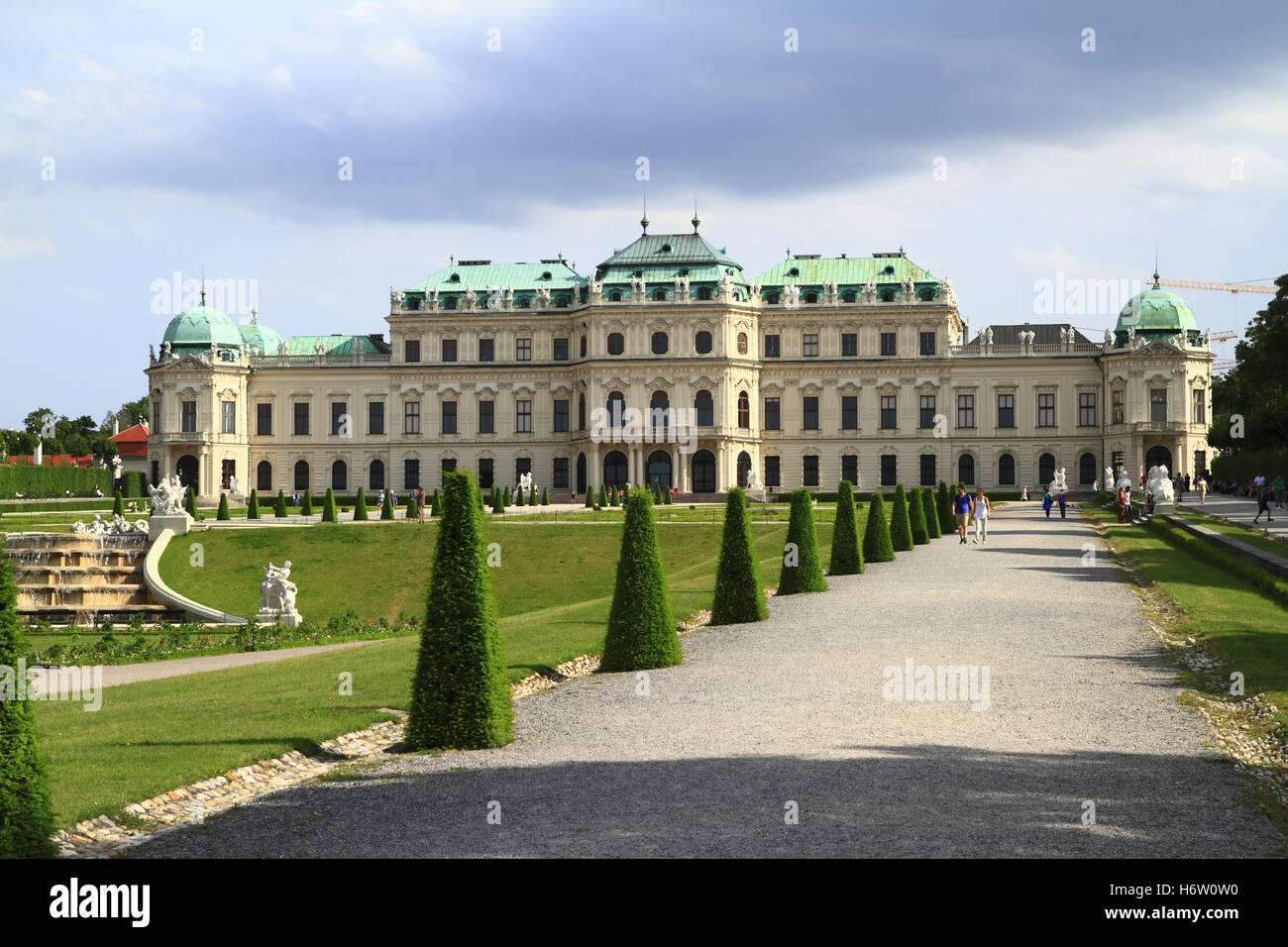 Vienne Autriche palace residence belvedere castle chateau hall belle ...
