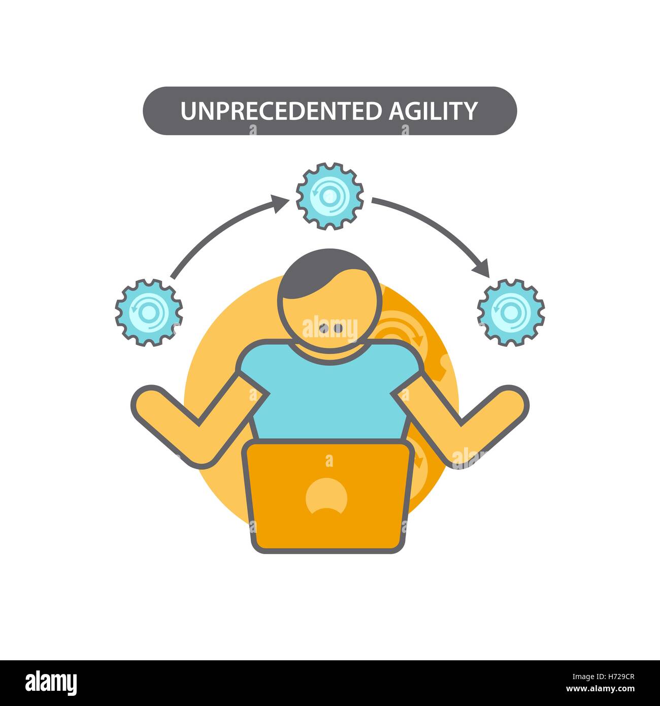 Pictogramme ressources humaines Banque d'images vectorielles - Alamy