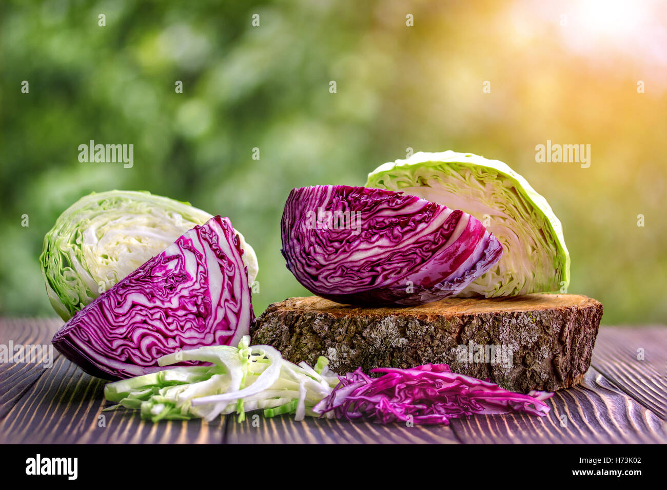 Chou rouge chou blanc Banque de photographies et d’images à haute ...
