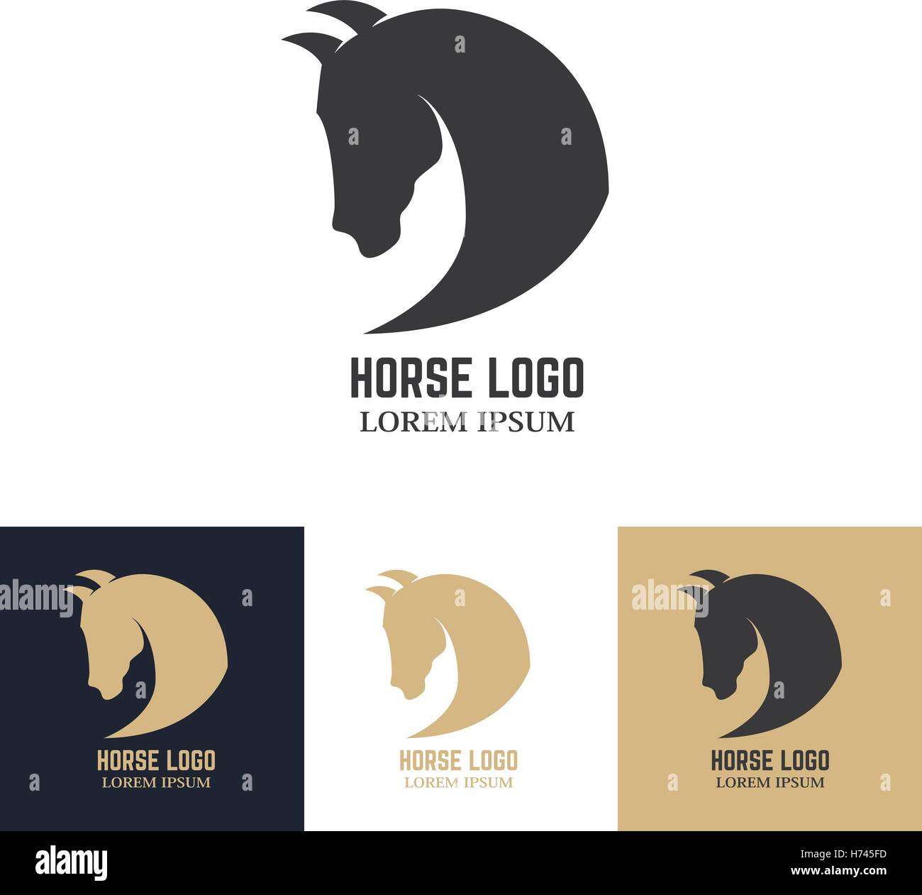 Tatouage de cheval Banque de photographies et d’images à haute ...