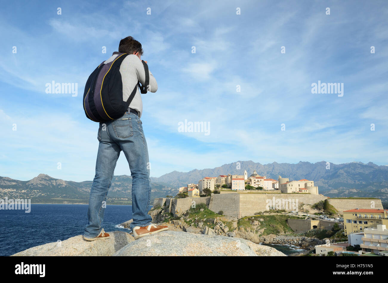 Vieille ville de calvi Banque de photographies et d’images à haute ...