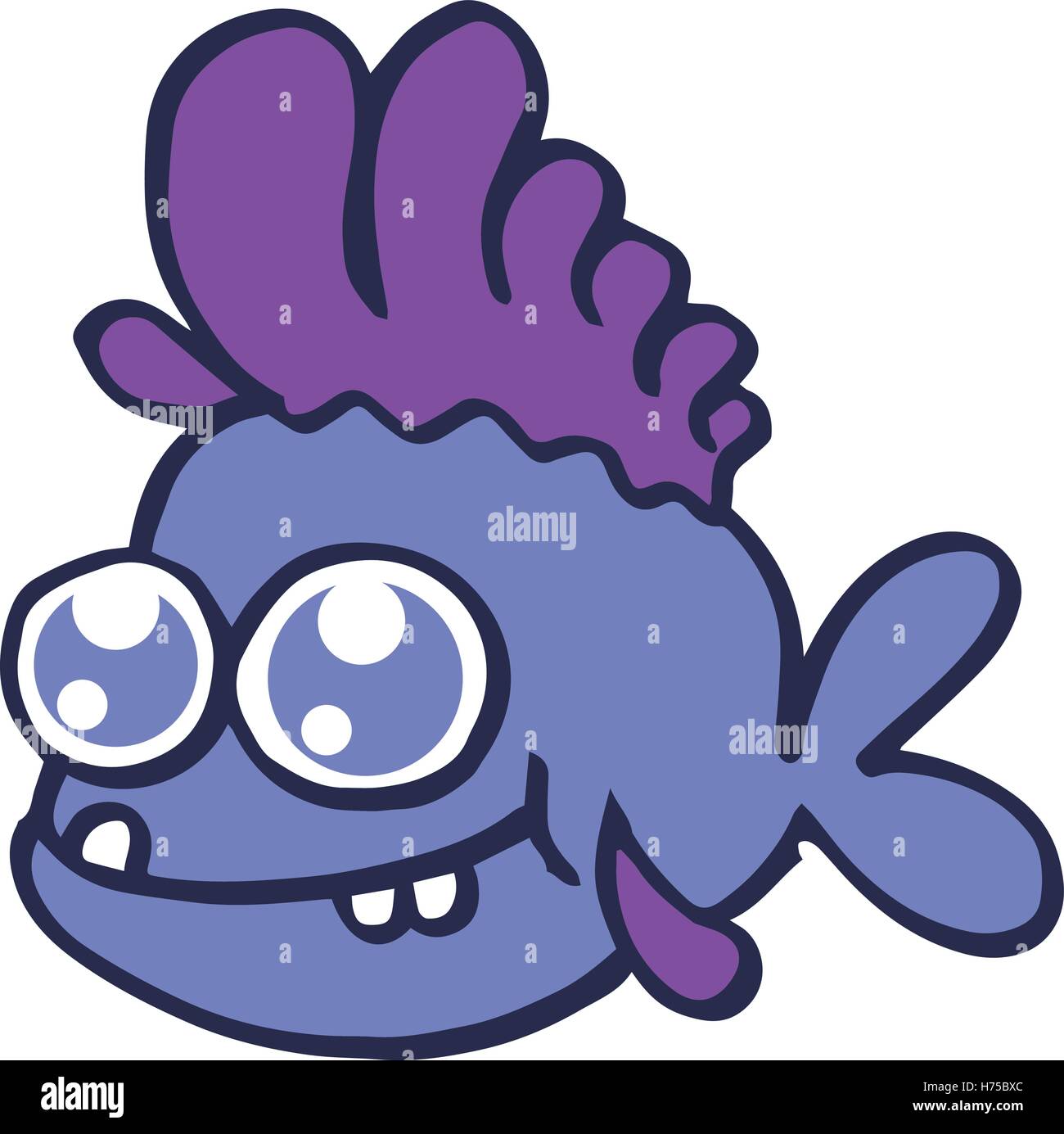 Poisson Dessin Humoristique Banque d'images vectorielles - Page 2 - Alamy