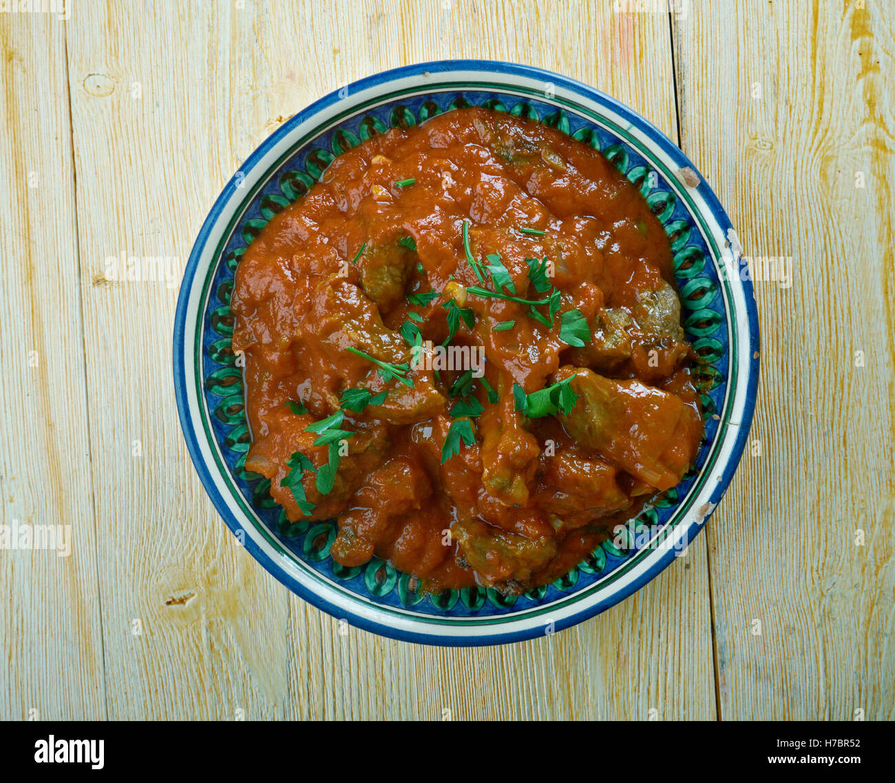 Kosha Mangsho - Spicy Bengali Mutton Curry Photo Stock - Alamy