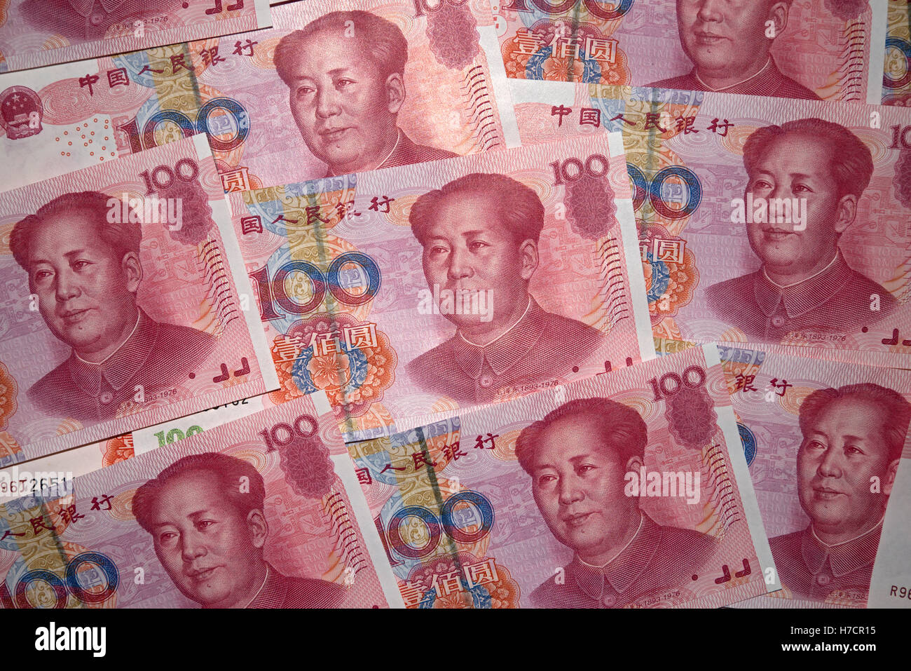 Billets de banque en yuan chinois 100 Banque de photographies et d ...