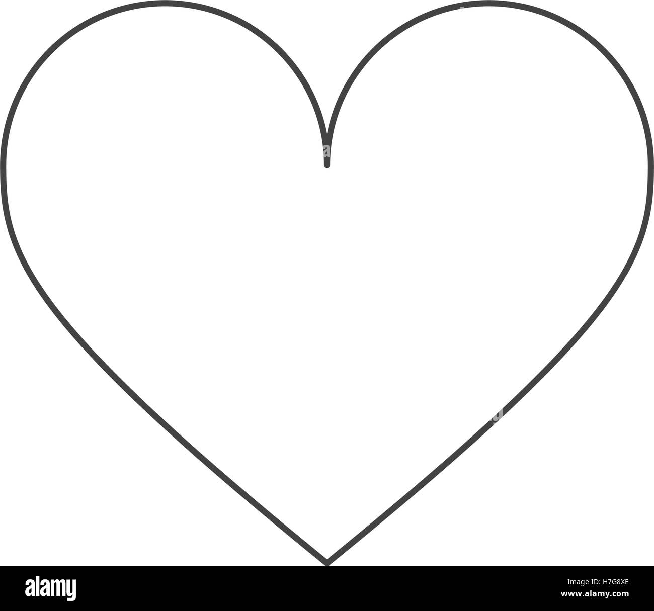 Nous avons le coeur Banque d'images vectorielles - Alamy