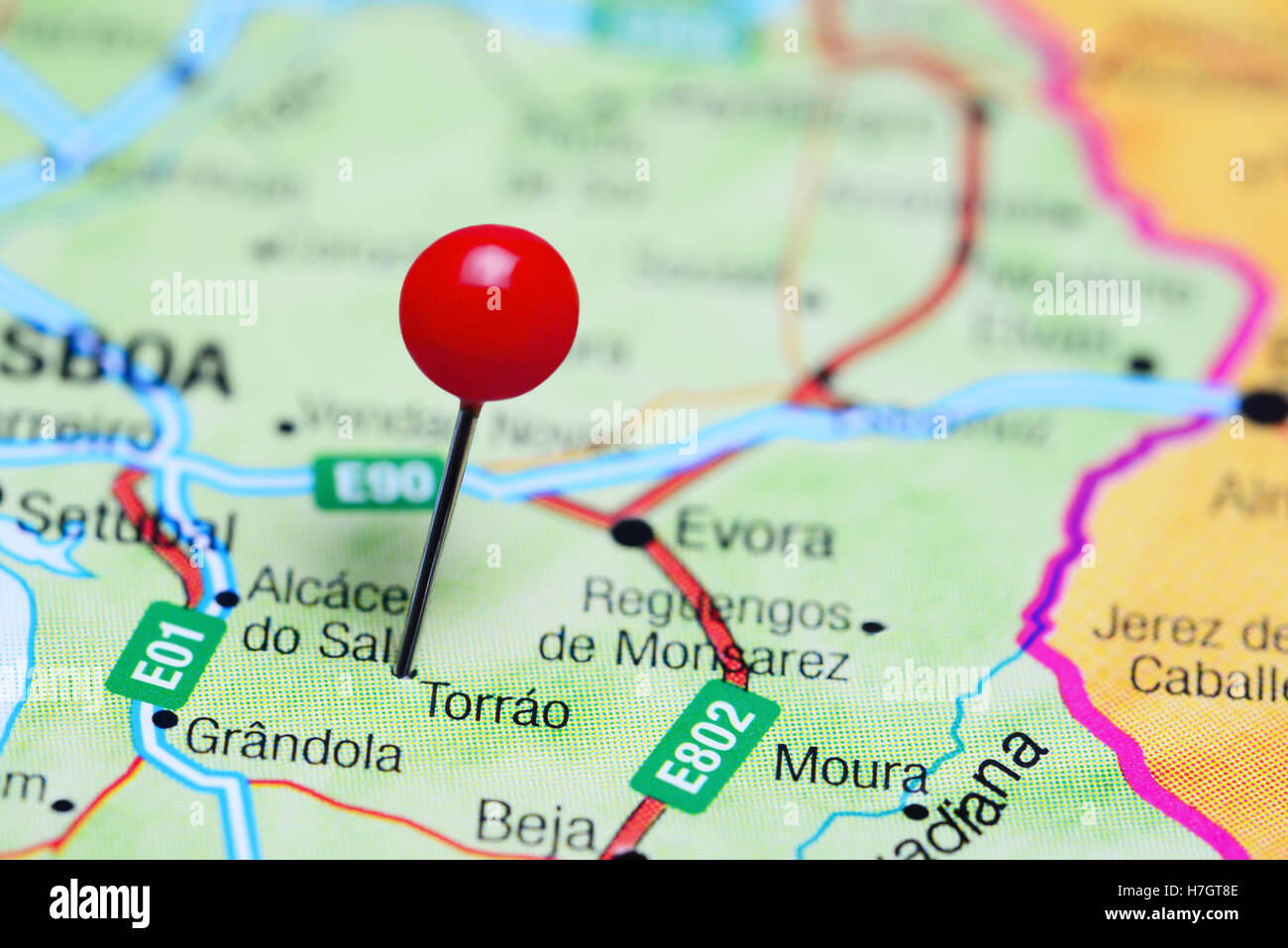 Carte du portugal plan des villes Banque de photographies et d’images à haute résolution - Page ...