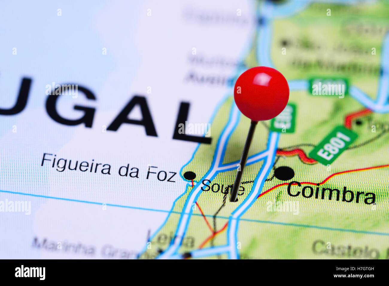 Carte du portugal plan des villes Banque de photographies et d’images à haute résolution - Page ...