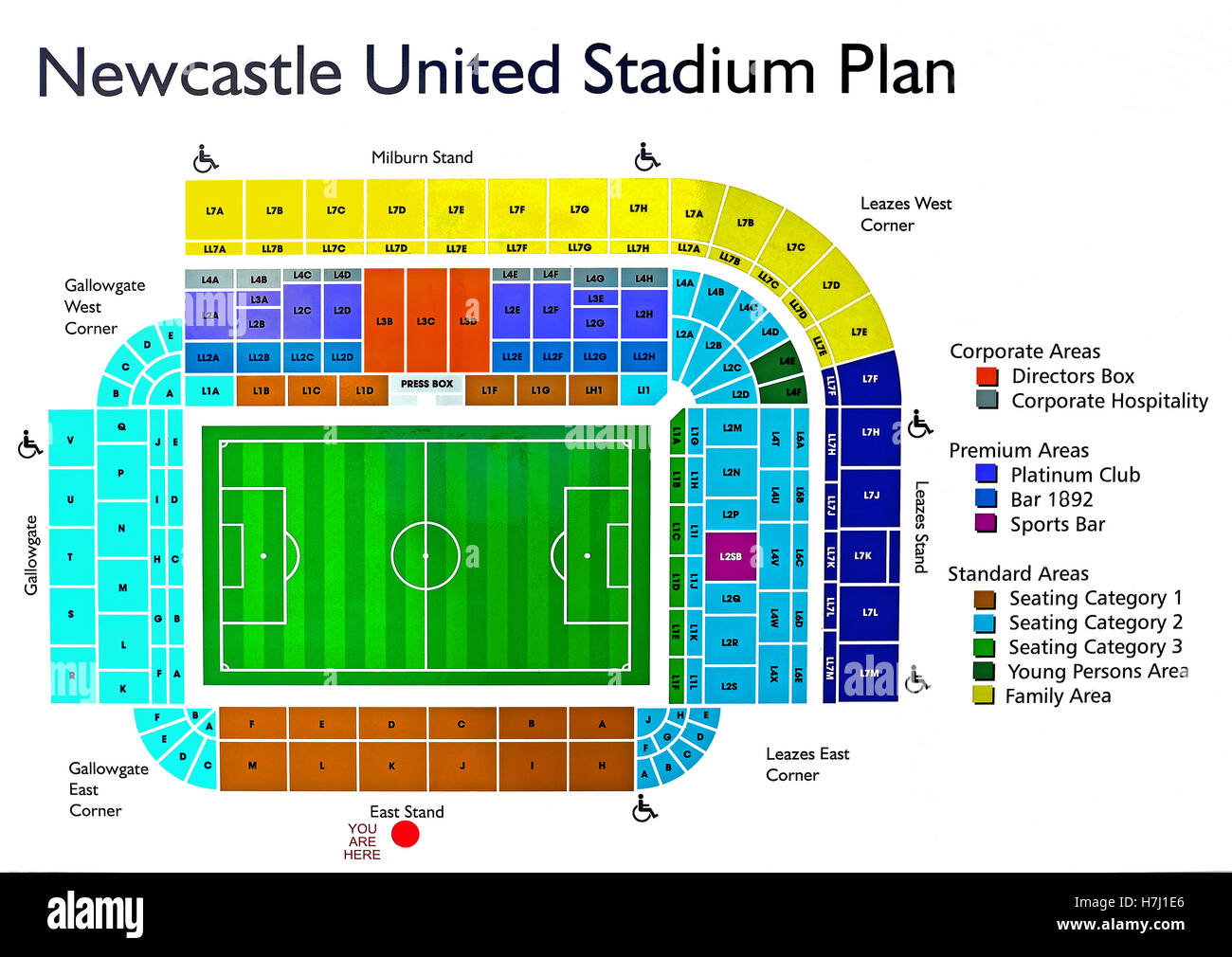 Stadium seating plan Banque de photographies et d’images à haute ...