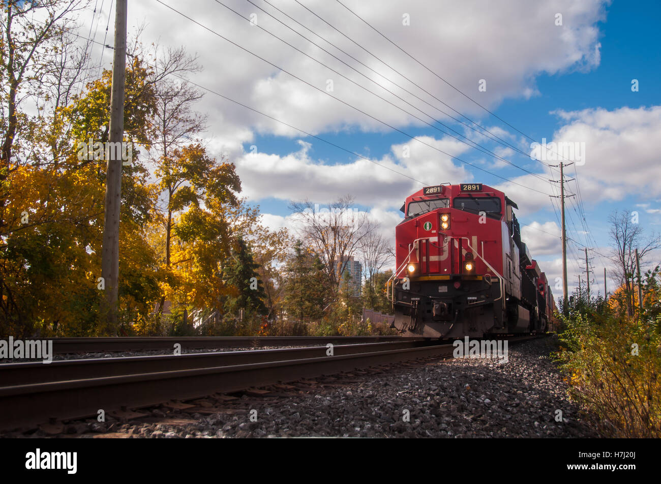 Locomotive De Train De Marchandises Cn Banque d'image et photos - Page ...