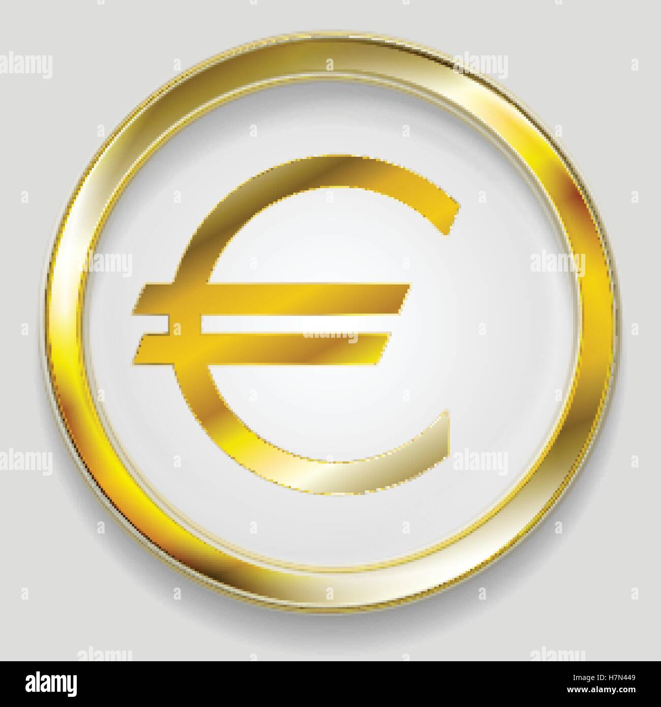 Logo euro Banque d'images vectorielles - Alamy