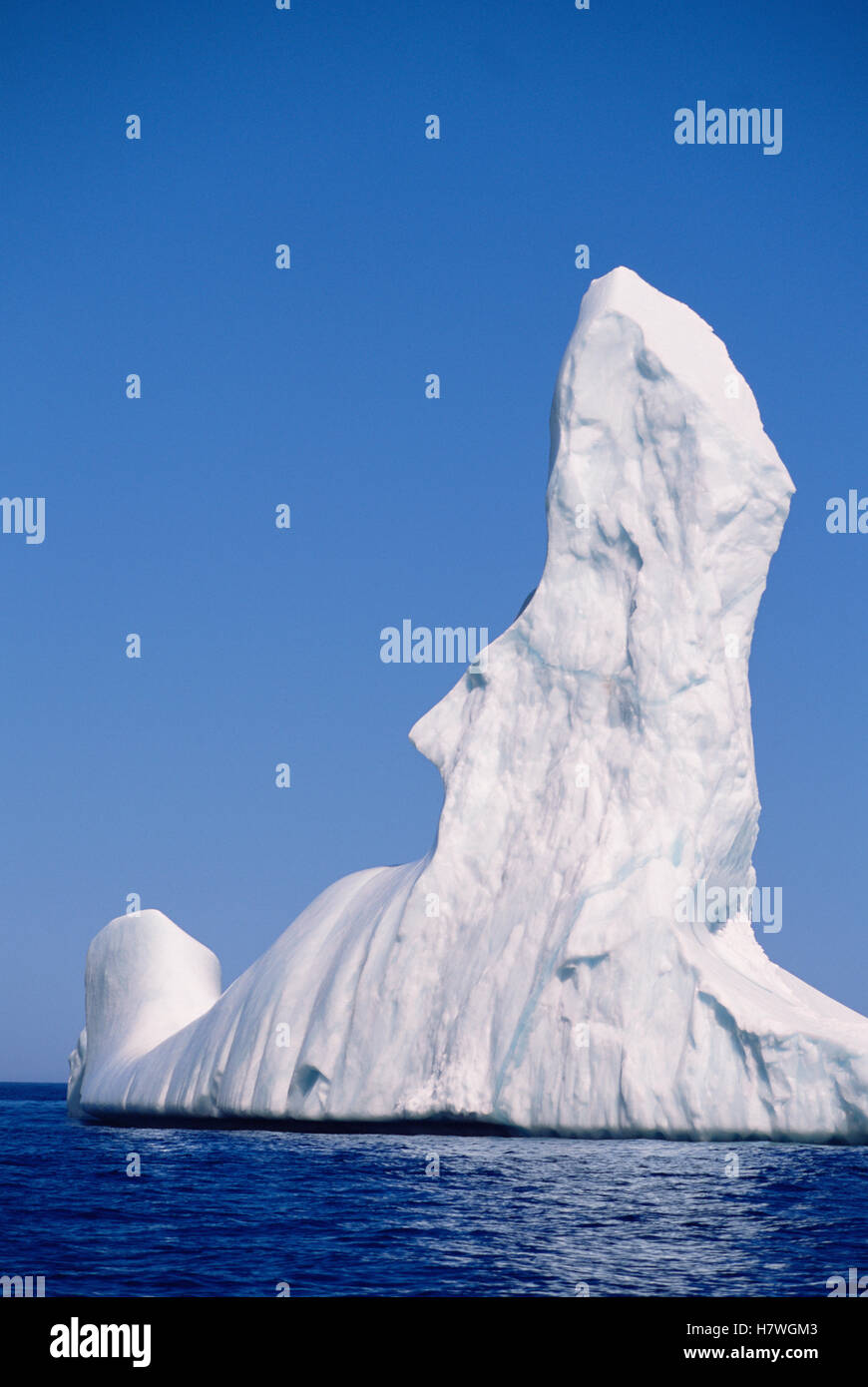 La dérive des icebergs dans la mer du Labrador, l'actuelle saison d'été ...