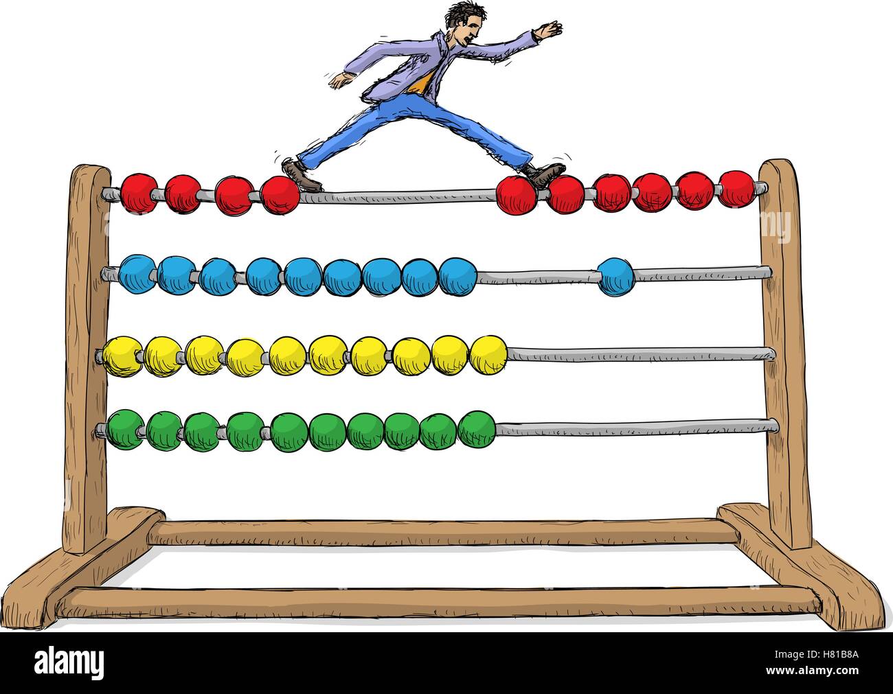Calculateur de boulier Banque d'images vectorielles - Page 2 - Alamy