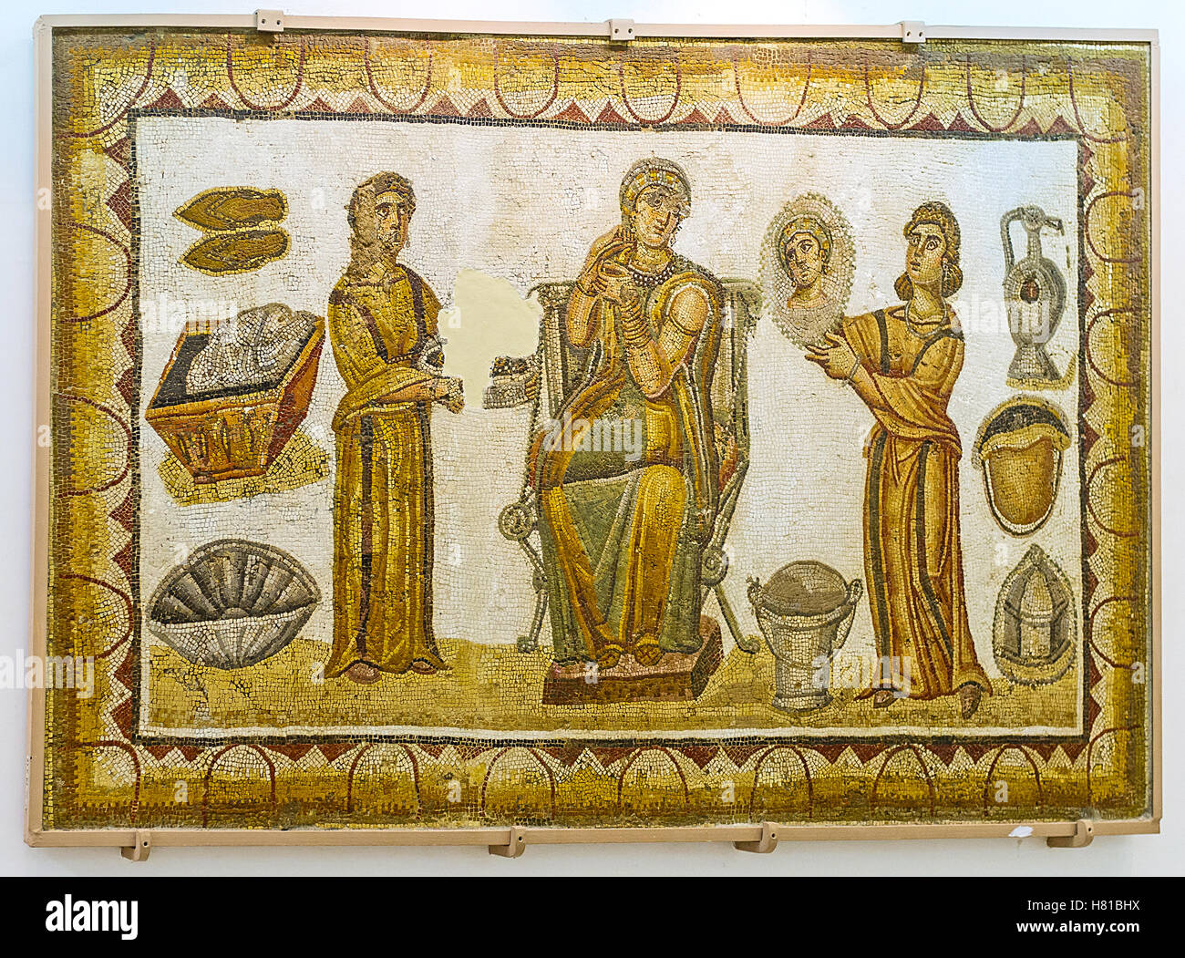 Mosaïque romaine poisson carthage Banque de photographies et d’images à ...