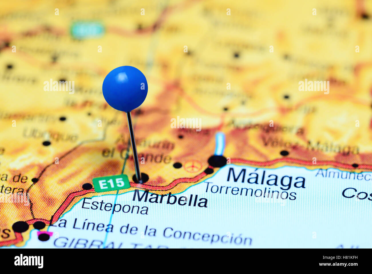 Carte de marbella espagne Banque de photographies et d’images à haute résolution - Alamy