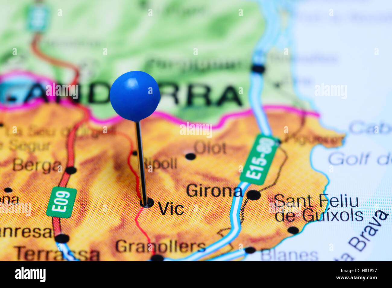 Carte de vic espagne Banque de photographies et d’images à haute ...