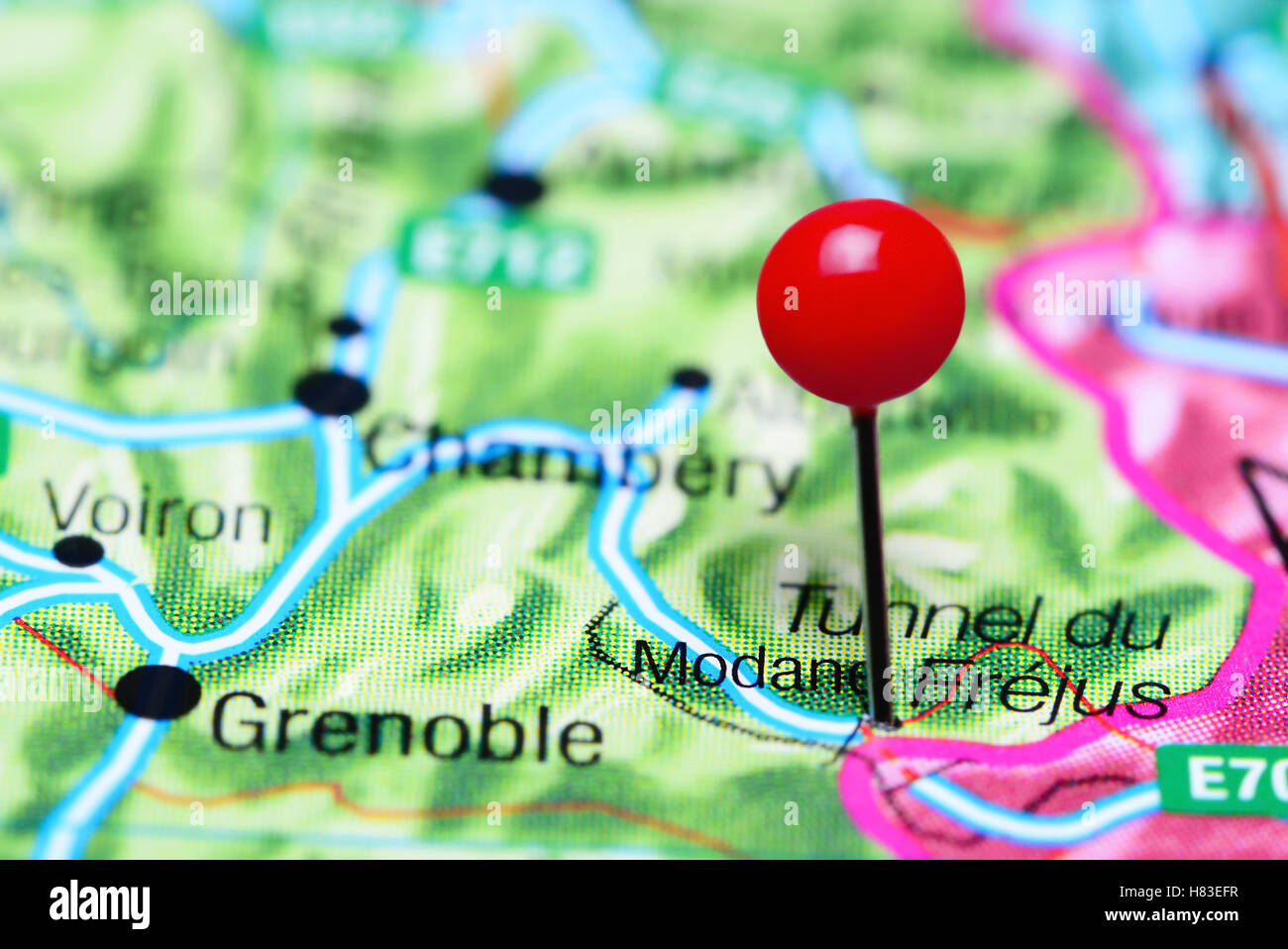 France sur map Banque de photographies et d’images à haute résolution ...