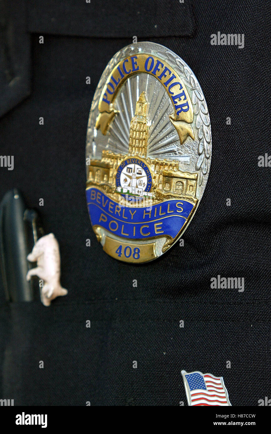 BEVERLY HILLS INSIGNE DE POLICE ensemble une projection spéciale ...