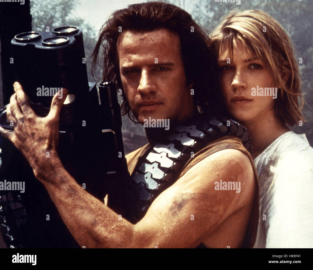 Loryn locklin christopher lambert fortress Banque de photographies et d ...