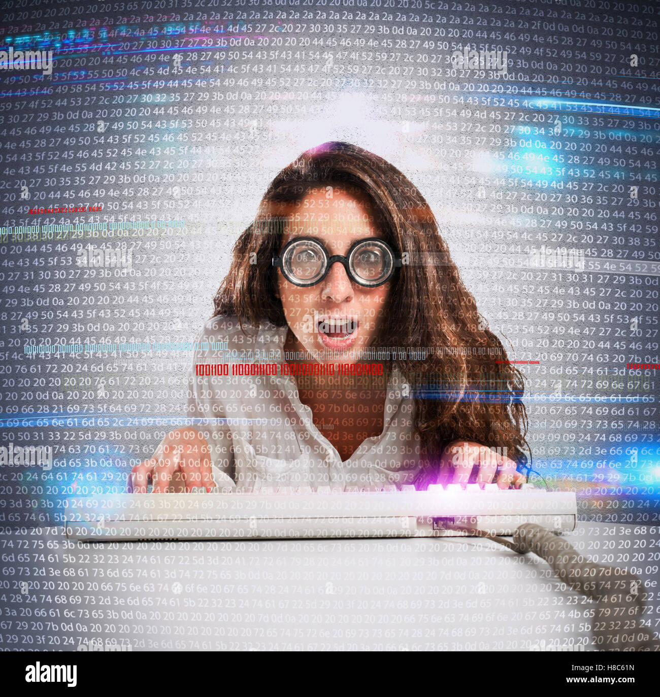 Computer geek Banque de photographies et d’images à haute résolution ...