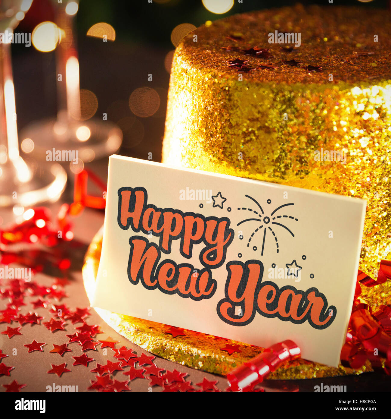 Carte de bonne année Banque de photographies et d’images à haute ...