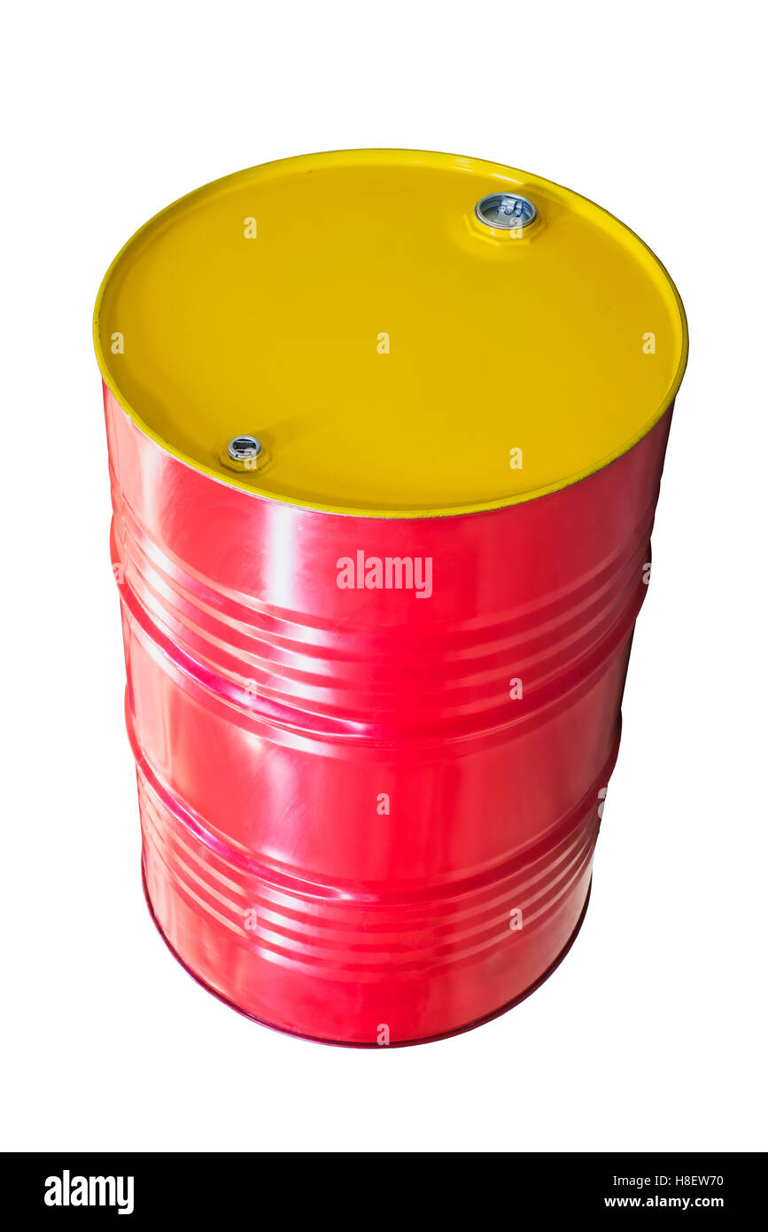 Baril rouge Banque d'images détourées - Alamy