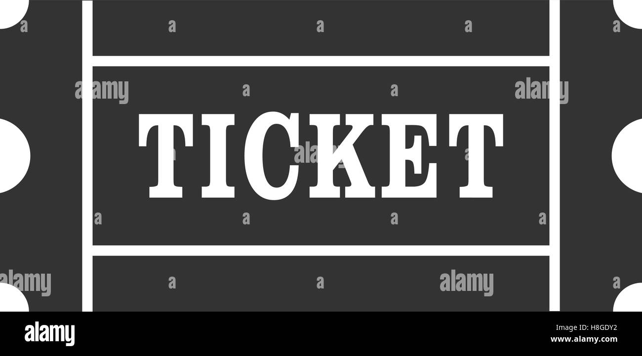 Icône de billet de cinéma. Signe, symbole de billets Image Vectorielle ...