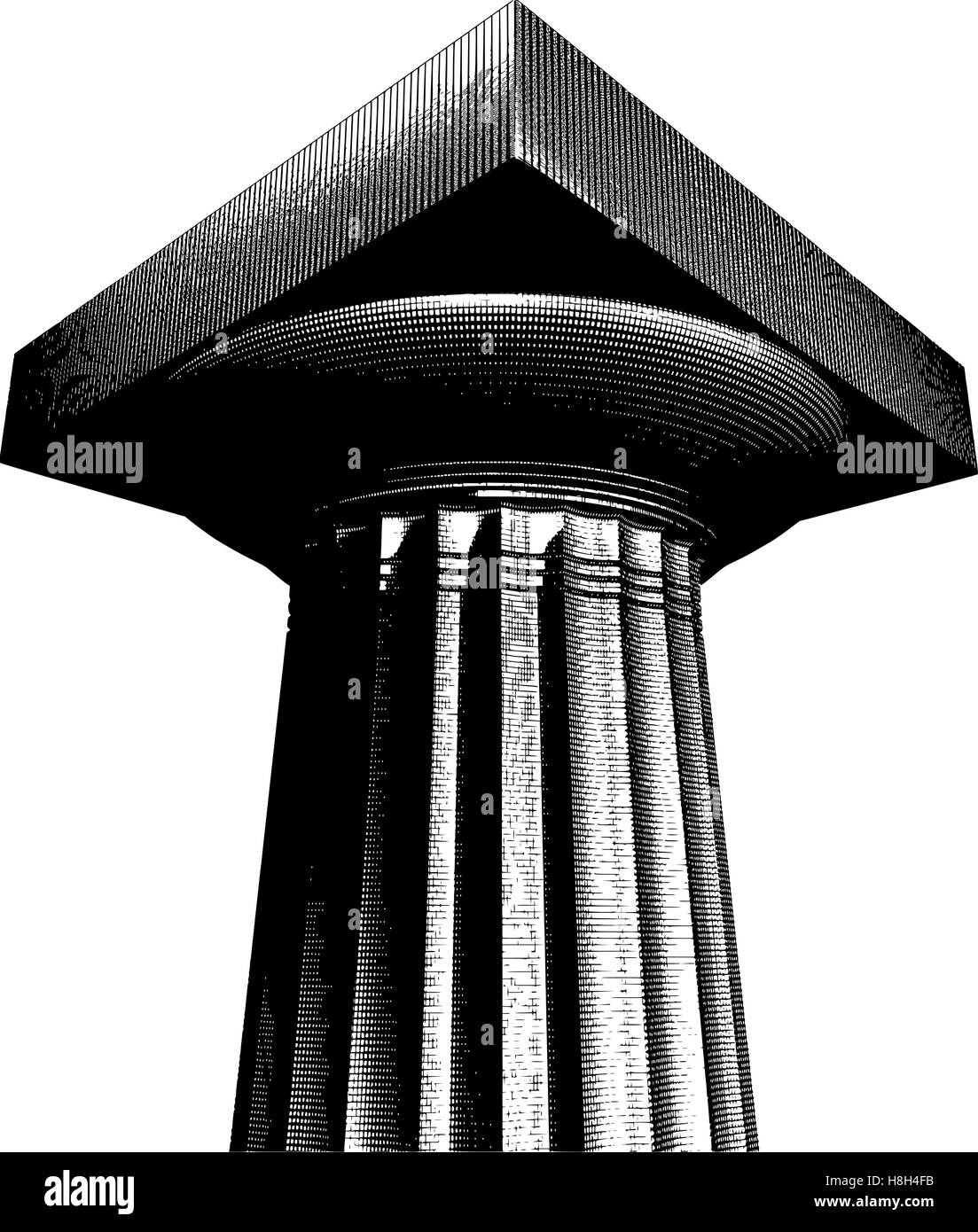 Dorique archaïque Banque d'images vectorielles - Alamy