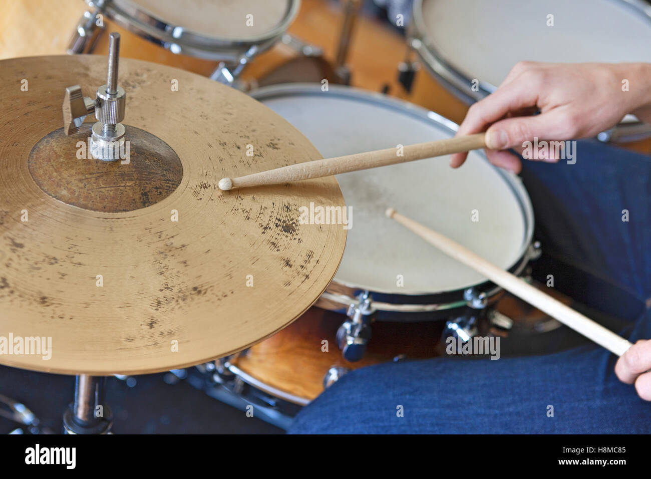 Batterie instrument de musique Banque de photographies et d’images à ...
